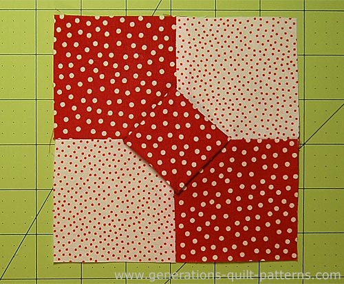 3D Bow Tie Quilt Block Multi Size Instructions