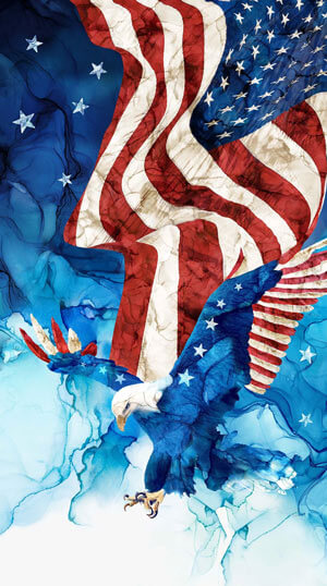 New Patriotic Quilt Fabric: By the Yard-Precuts-Panels