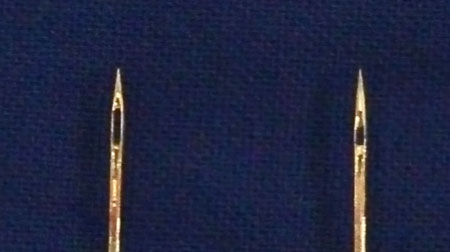 Polyester quilting thread is fraying