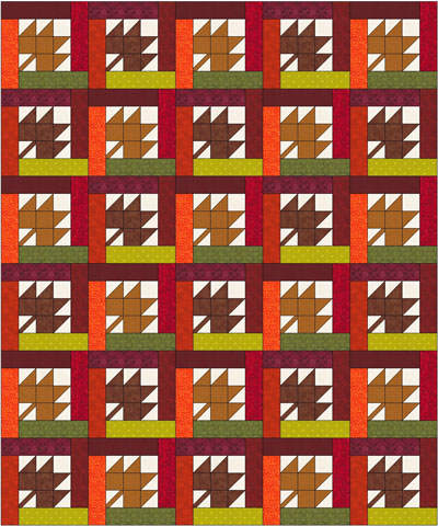 Bright Hopes Quilt Block: Instructions in 5 sizes