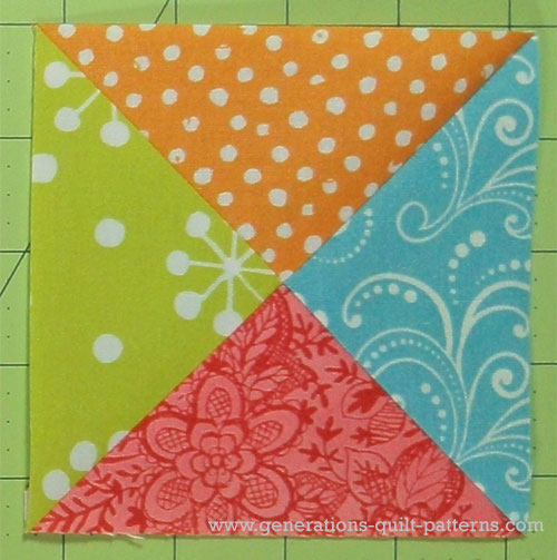 Card Trick Quilt Block from our Free Quilt Block Pattern Library