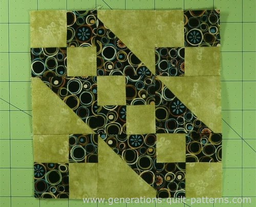 Easy Jacob's Ladder Quilt Block Instructions for 4.5", 6", 7.5", 9", 12 ...